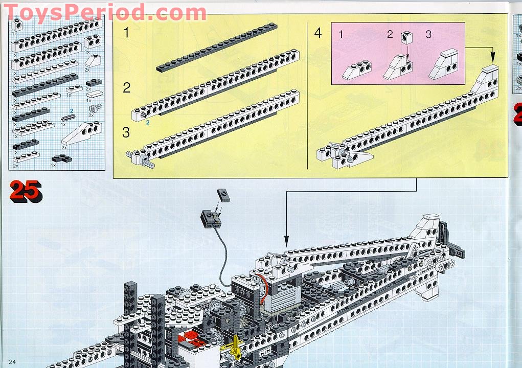 LEGO 8480 Space Shuttle Instructions and Parts List