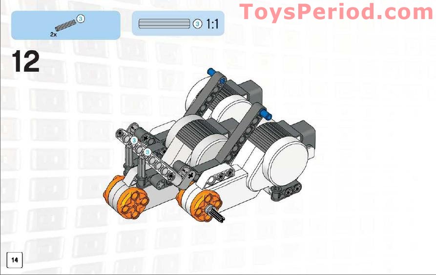 LEGO 8527 LEGO Mindstorms NXT Instructions and Parts List