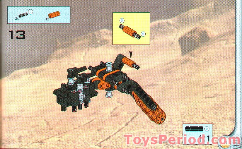 LEGO 8537 Nui-Rama Instructions and Parts List