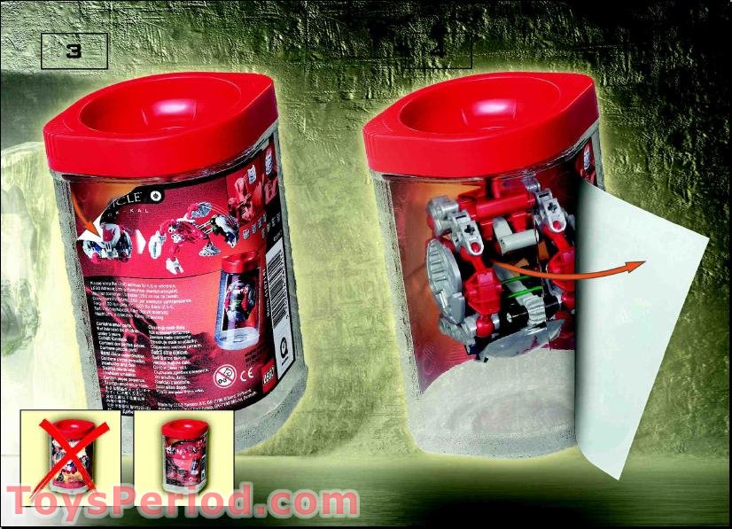 LEGO 8574 Tahnok-Kal Instructions and Parts List