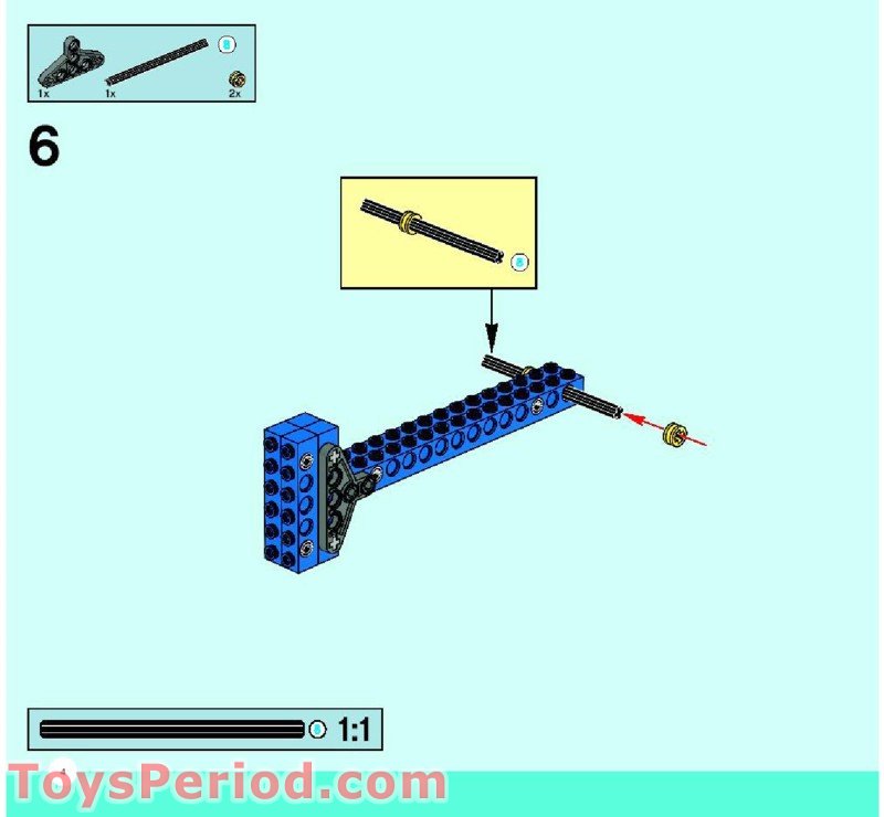 LEGO 9686-1 Simple and Motorized Mechanisms Base Set Instructions and Parts List