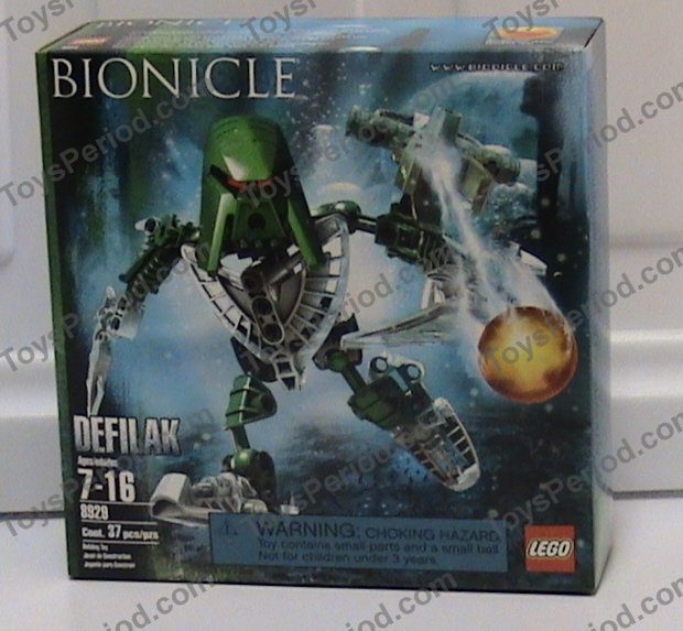 LEGO 8929 Defilak Instructions and Parts List