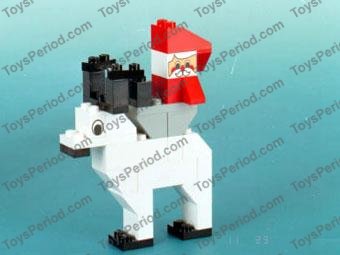LEGO 1129-2 Santa on Reindeer Instructions and Parts List