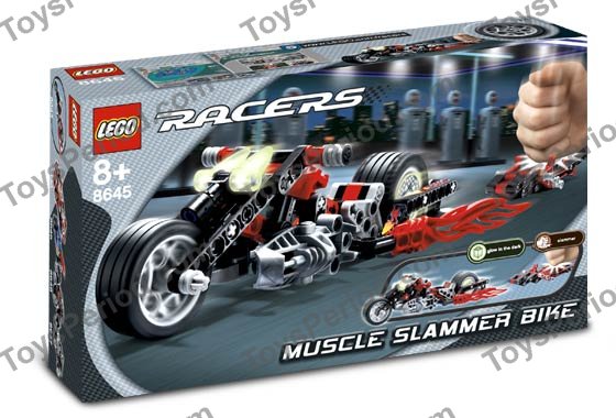 LEGO 8645 Muscle Slammer Bike Instructions and Parts List