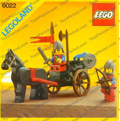 LEGO 6022 Horse Cart Instructions and Parts List