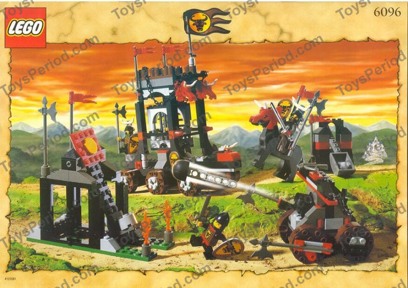 LEGO 6096 Bull's Attack Instructions and Parts List