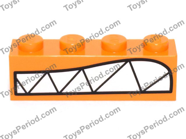 LEGO Sets with Part 3010pb262 Brick 1 x 4 with Bared Teeth Pattern ...