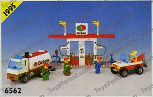LEGO 6562 Gas Stop Shop Instructions and Parts List