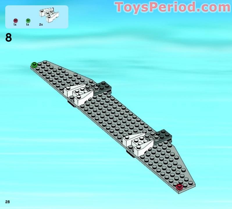 LEGO 60015 Coast Guard Plane Instructions and Parts List