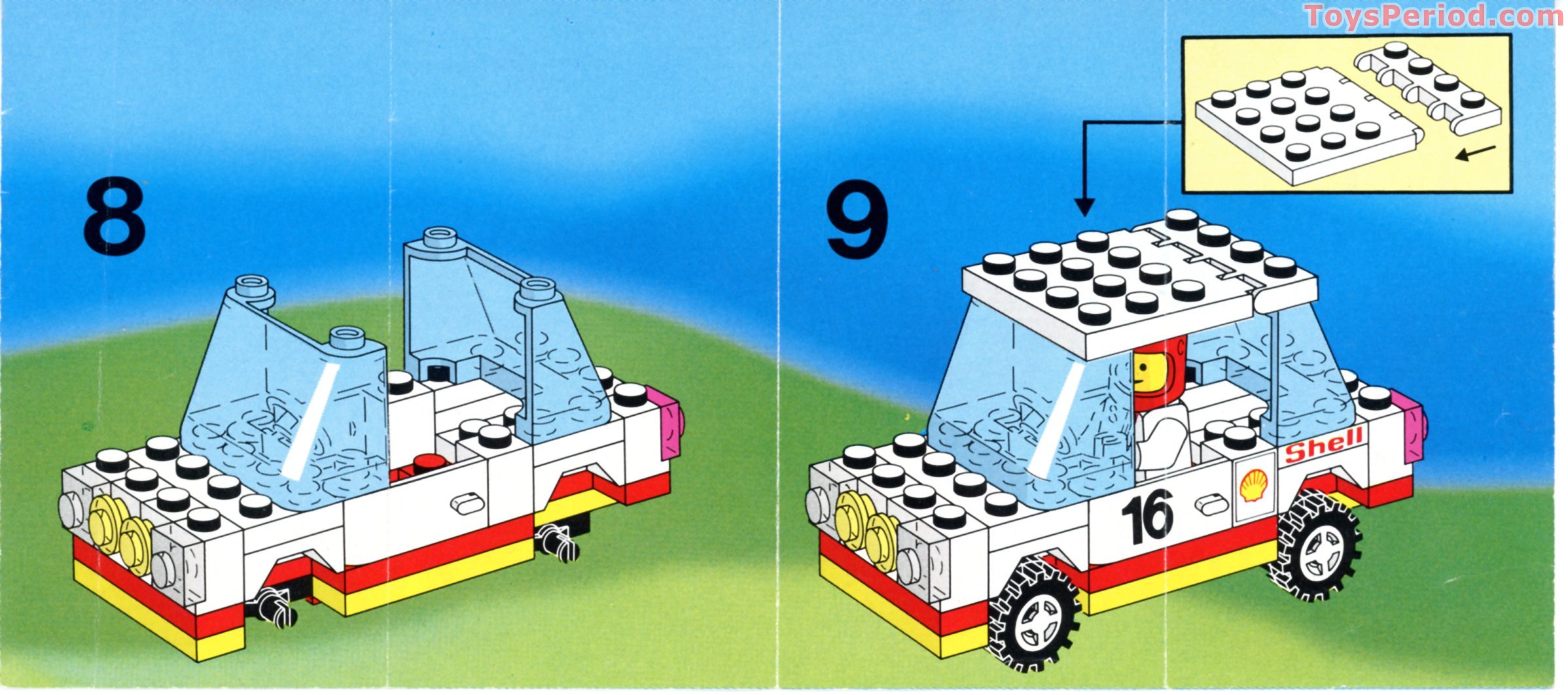 LEGO 6634 Stock Car Instructions and Parts List