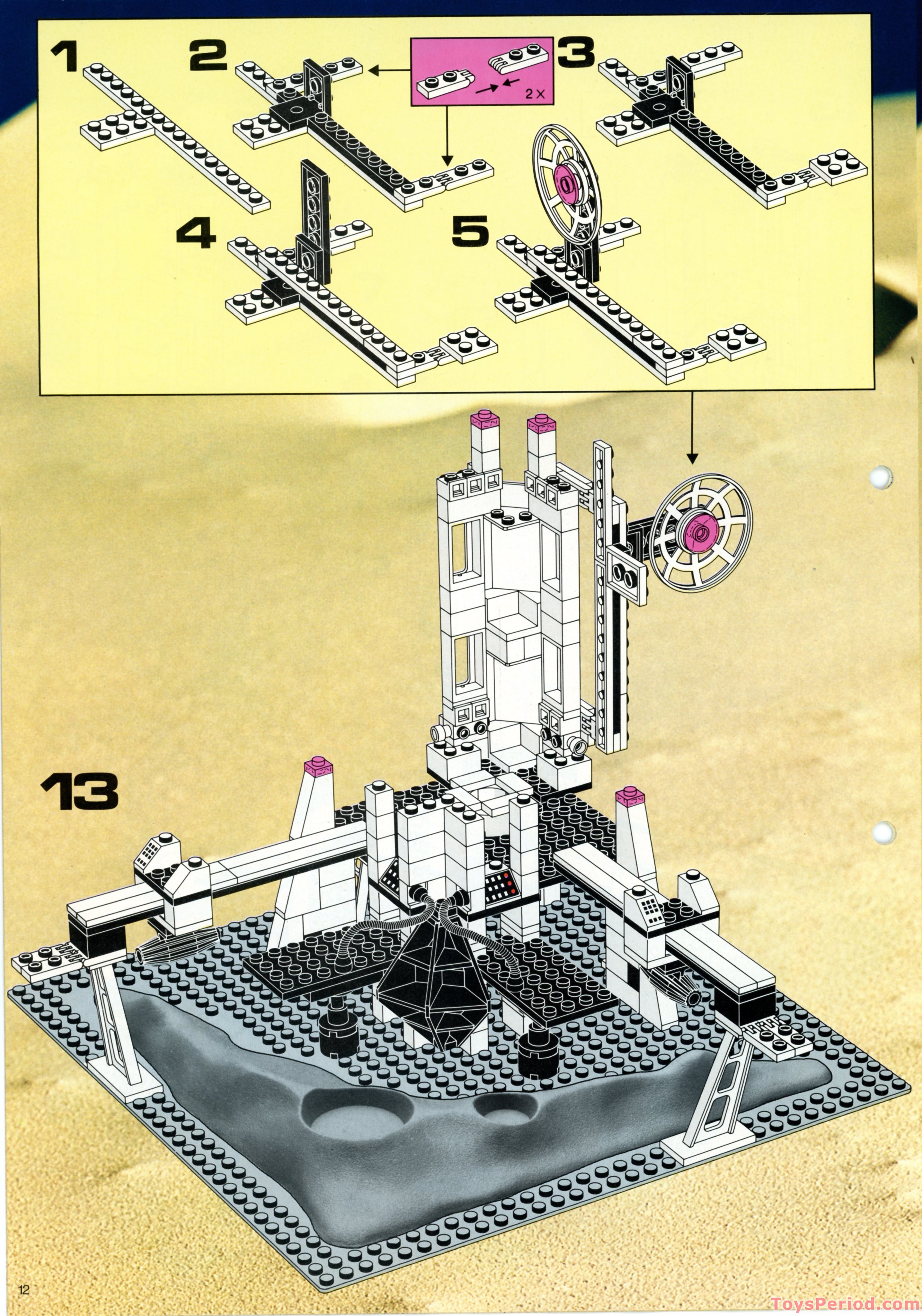 LEGO 6722 Styracosaurus Instructions and Parts List