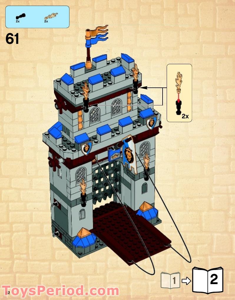 LEGO 70404 King's Castle Instructions and Parts List
