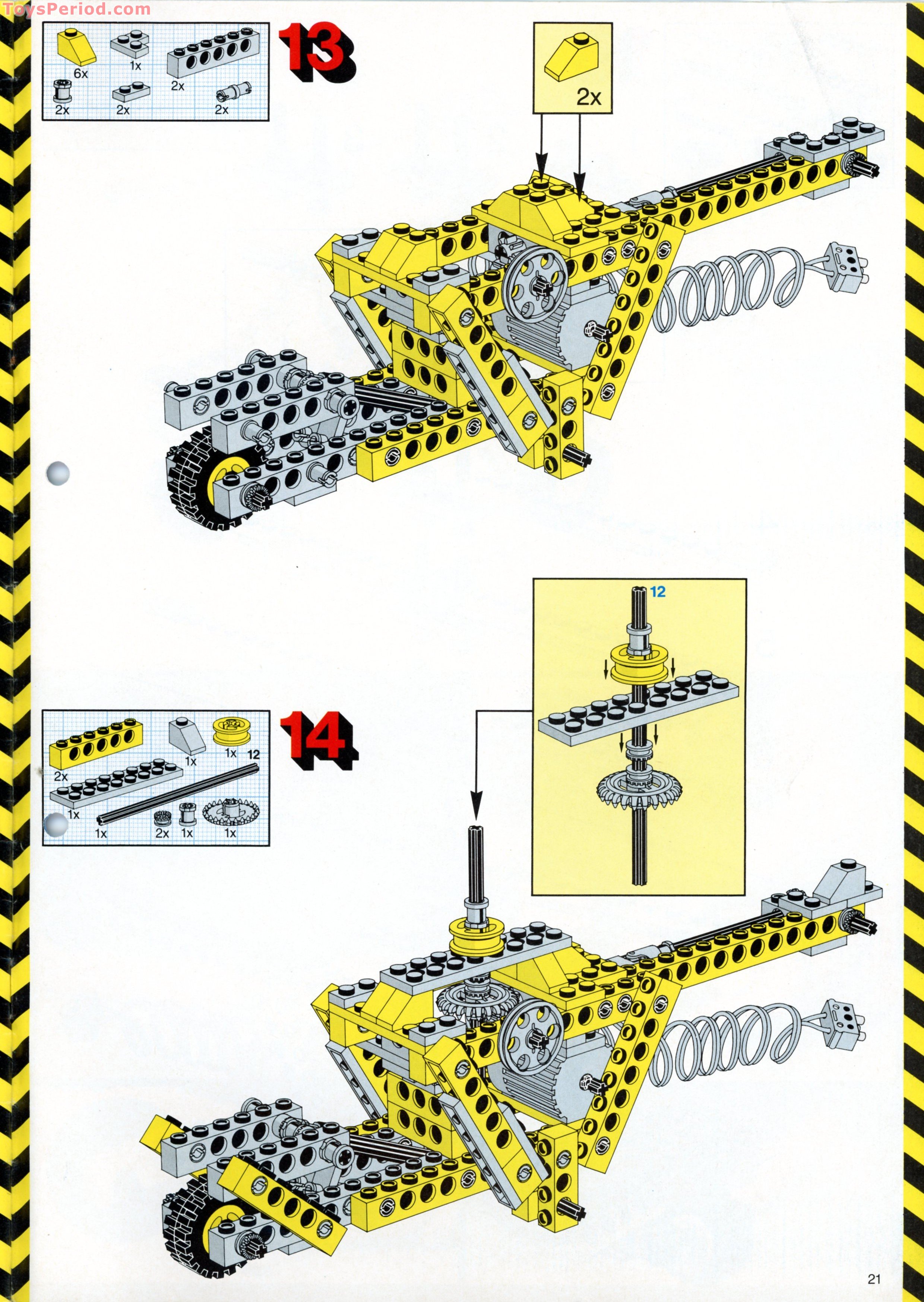 LEGO 8054 Universal Motor Set Instructions and Parts List