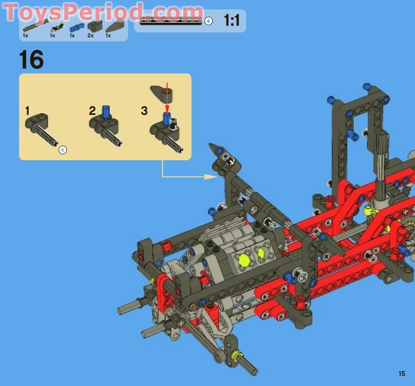 LEGO 8081 Extreme Cruiser Instructions and Parts List