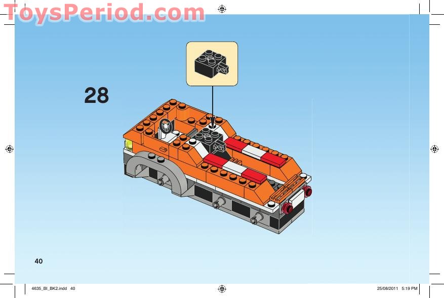 LEGO 4635 Fun with Vehicles Instructions and Parts List