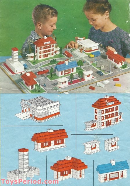 LEGO 810-2 European Town Plan Instructions and Parts List