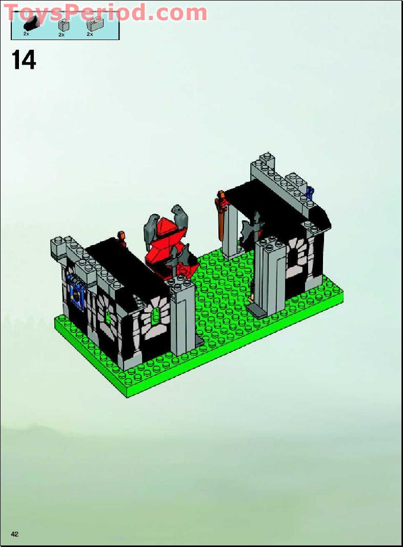 LEGO 10176 Royal King's Castle Instructions and Parts List