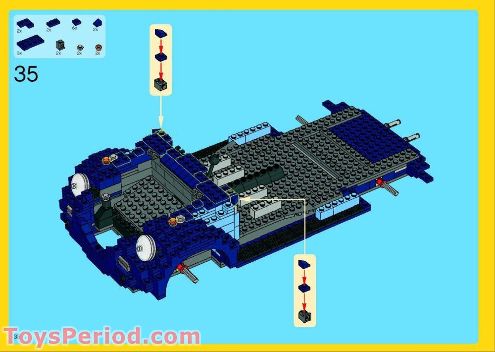 LEGO 10187 Volkswagen Beetle (VW Beetle) Instructions and Parts List