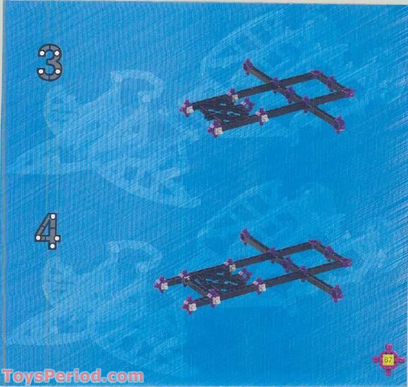 LEGO 3581 Formula Z Car in Storage Box Instructions and Parts List