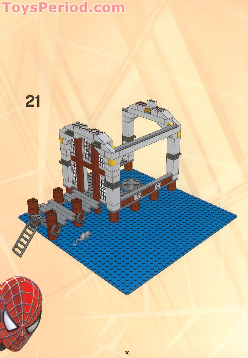LEGO 4856 Doc Ock's Hideout Instructions and Parts List