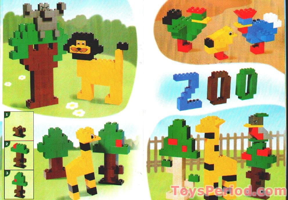 LEGO 4107 Build Your Dreams Instructions and Parts List