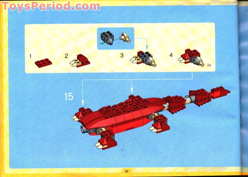 LEGO 4507 Prehistoric Creatures Instructions and Parts List