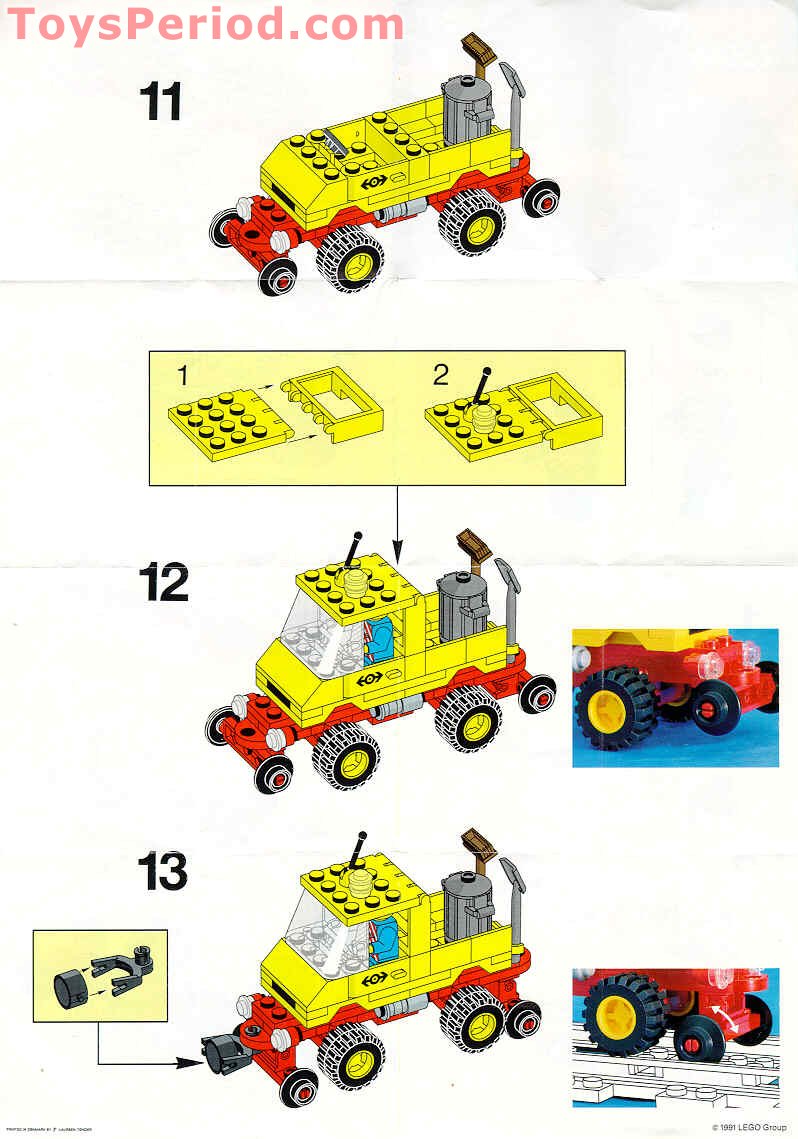 LEGO 4546 Road and Rail Maintenance Instructions and Parts List