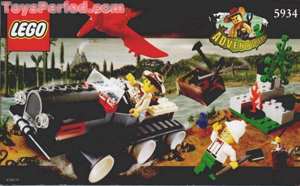 LEGO 5934 Dino Explorer Track Master Instructions and Parts List