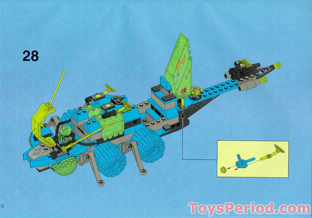 LEGO 6919 Planetary Prowler Instructions and Parts List