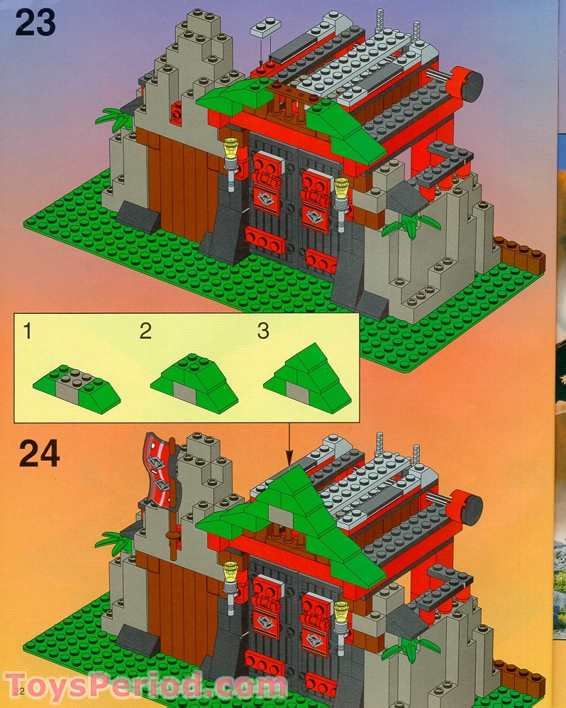 LEGO 6088 Robber's Retreat Instructions and Parts List