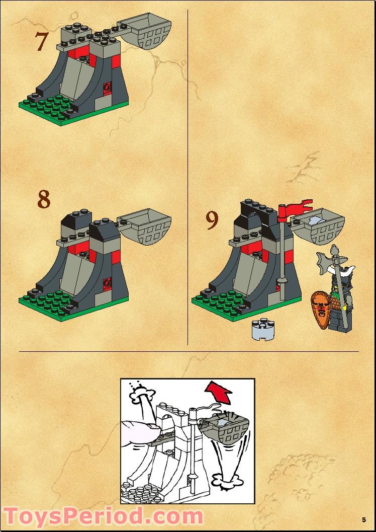 LEGO 6096 Bull's Attack Instructions and Parts List