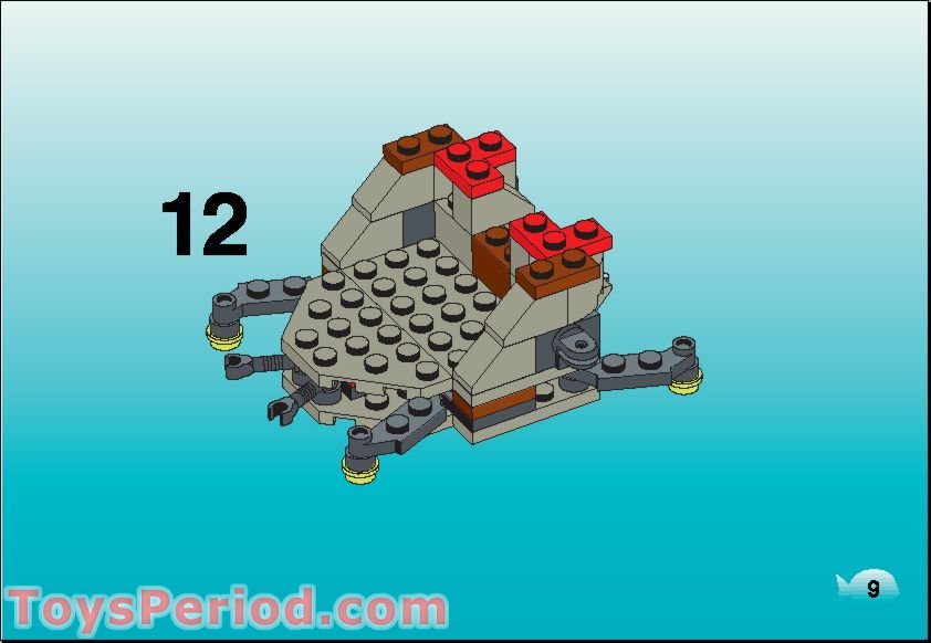 LEGO 6140 Crab - Sea Creeper Instructions and Parts List