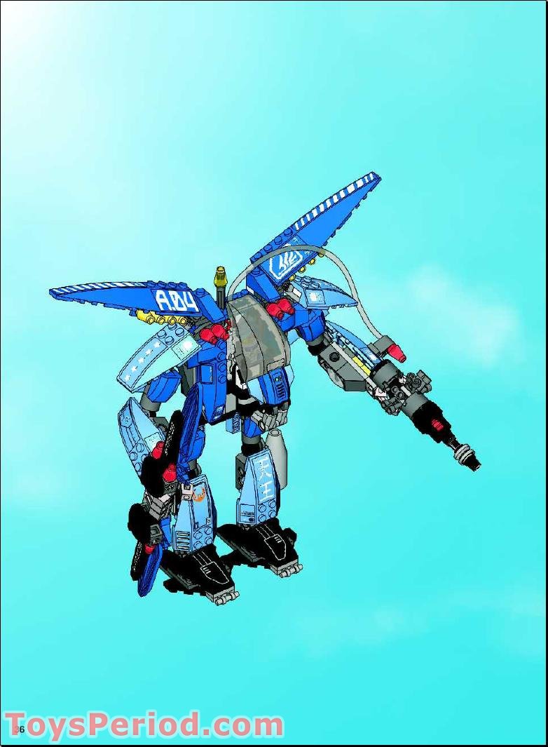 LEGO 7709 Sentai Fortress Instructions and Parts List