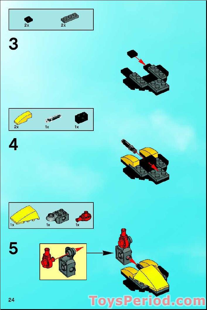LEGO 7712 Supernova Instructions and Parts List
