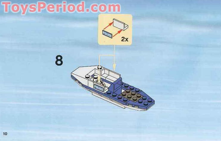 LEGO 7741 Police Helicopter Instructions and Parts List