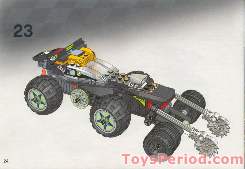 LEGO 8648 Buzz Saw Instructions and Parts List