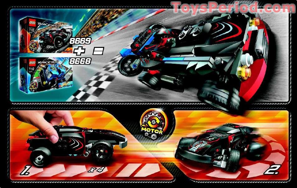 LEGO 8669 Fire Spinner 360 Instructions and Parts List
