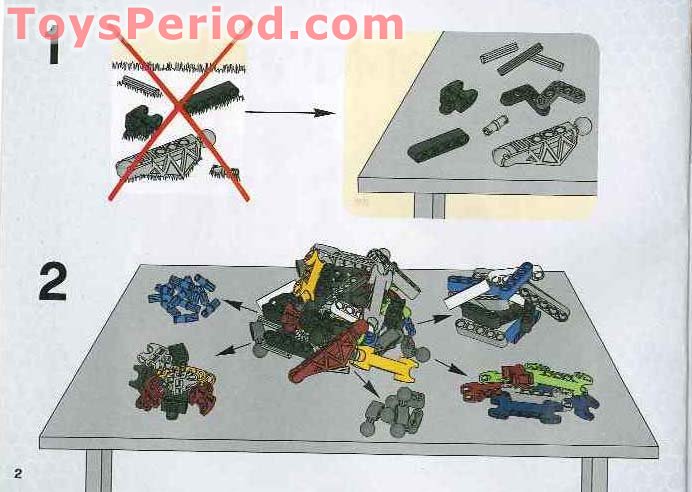 LEGO 8686 Toa Lewa Instructions and Parts List