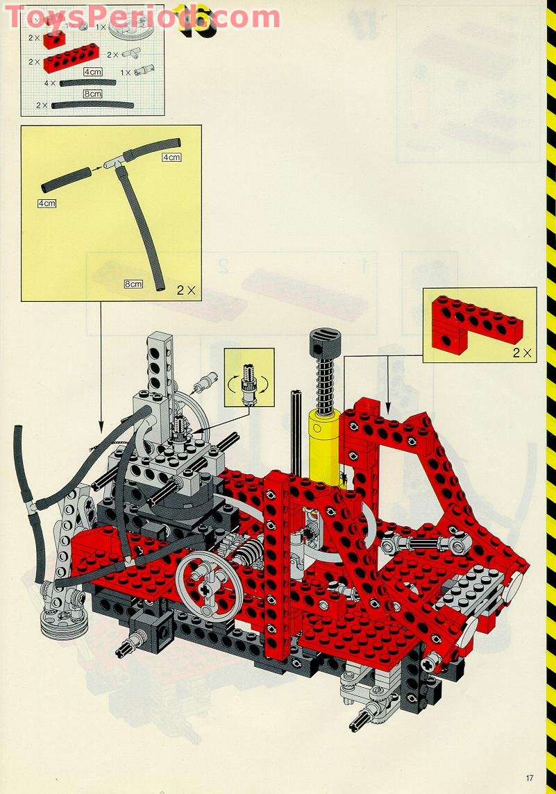 LEGO 8854 Power Crane Instructions and Parts List