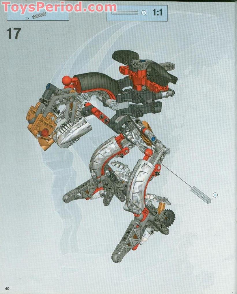 LEGO 8595 Takua and Pewku Instructions and Parts List