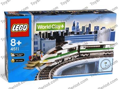 LEGO 4511 High Speed Train Instructions and Parts List