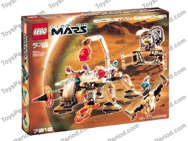 LEGO 7316 Excavation Searcher Instructions and Parts List