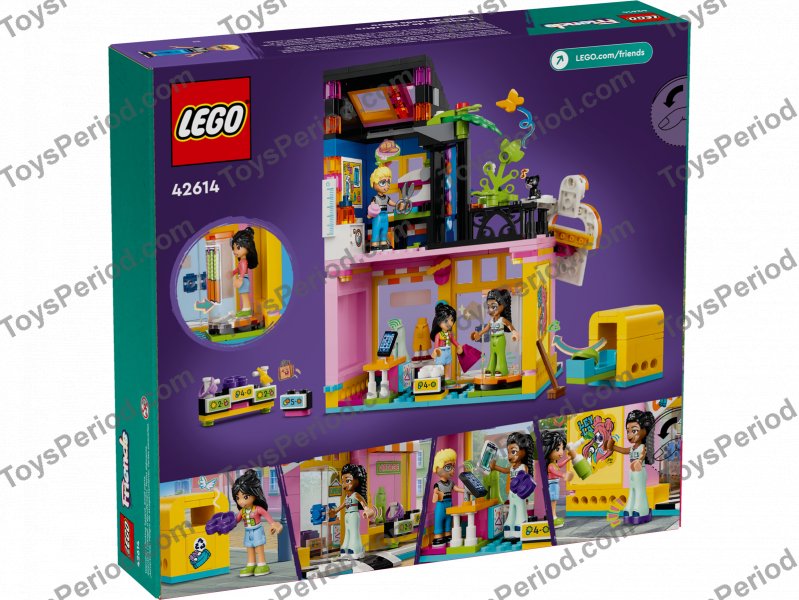 LEGO 42614 Vintage Fashion Store Set Parts List