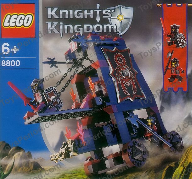 LEGO 8800 Vladek's Siege Engine Instructions and Parts List