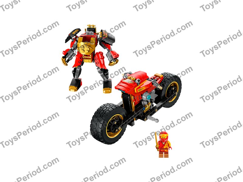 LEGO 71783 Kai's Mech Rider EVO Set Parts List