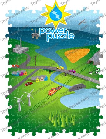 LEGO 9764 First LEGO League Challenge 2007 - Power Puzzle Set Parts List