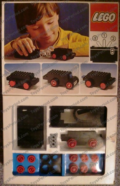 LEGO 107-1 4.5v Motor Set Instructions and Parts List