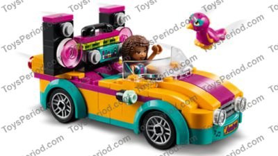 LEGO 41390 Andrea's Car & Stage Set Parts List