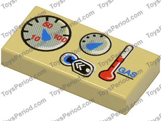 LEGO Sets with Part 3069bpx23 Tile 1 x 2 with Vehicle Gauges Pattern, Car