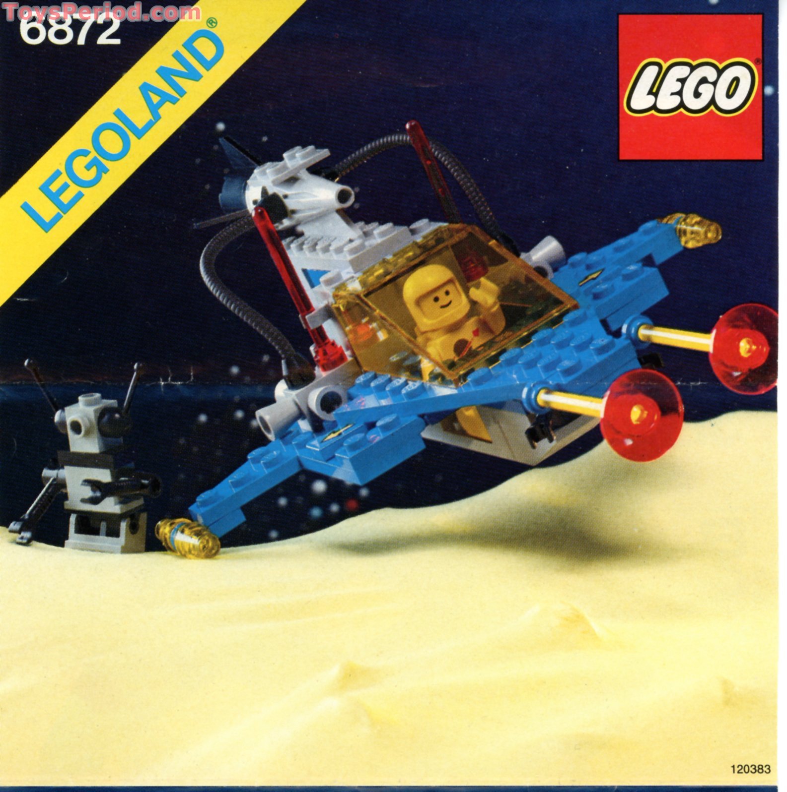 LEGO 6872 Lunar Patrol Craft Instructions and Parts List